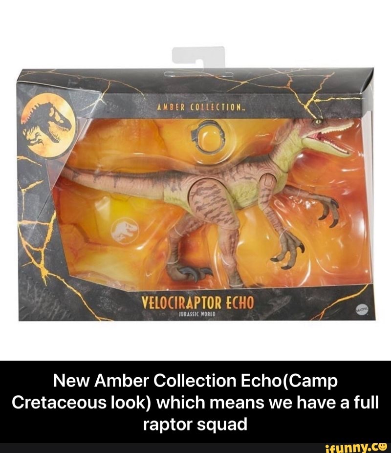 JURASSIC WORLD ECHO JURASSIC WORLD New Amber Collection Cretaceous look ...