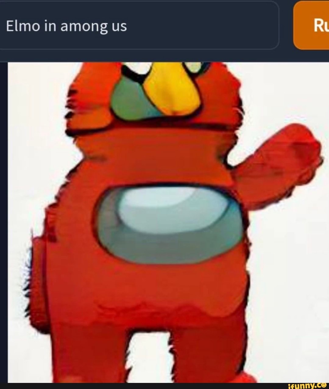 Elmo in among us - iFunny