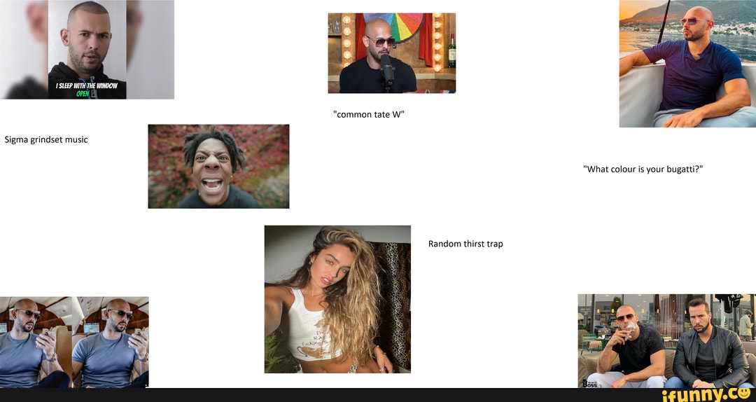 SLEEP WITH THE WINDOW Gi "common tate W" Sigma grindset music "What ...