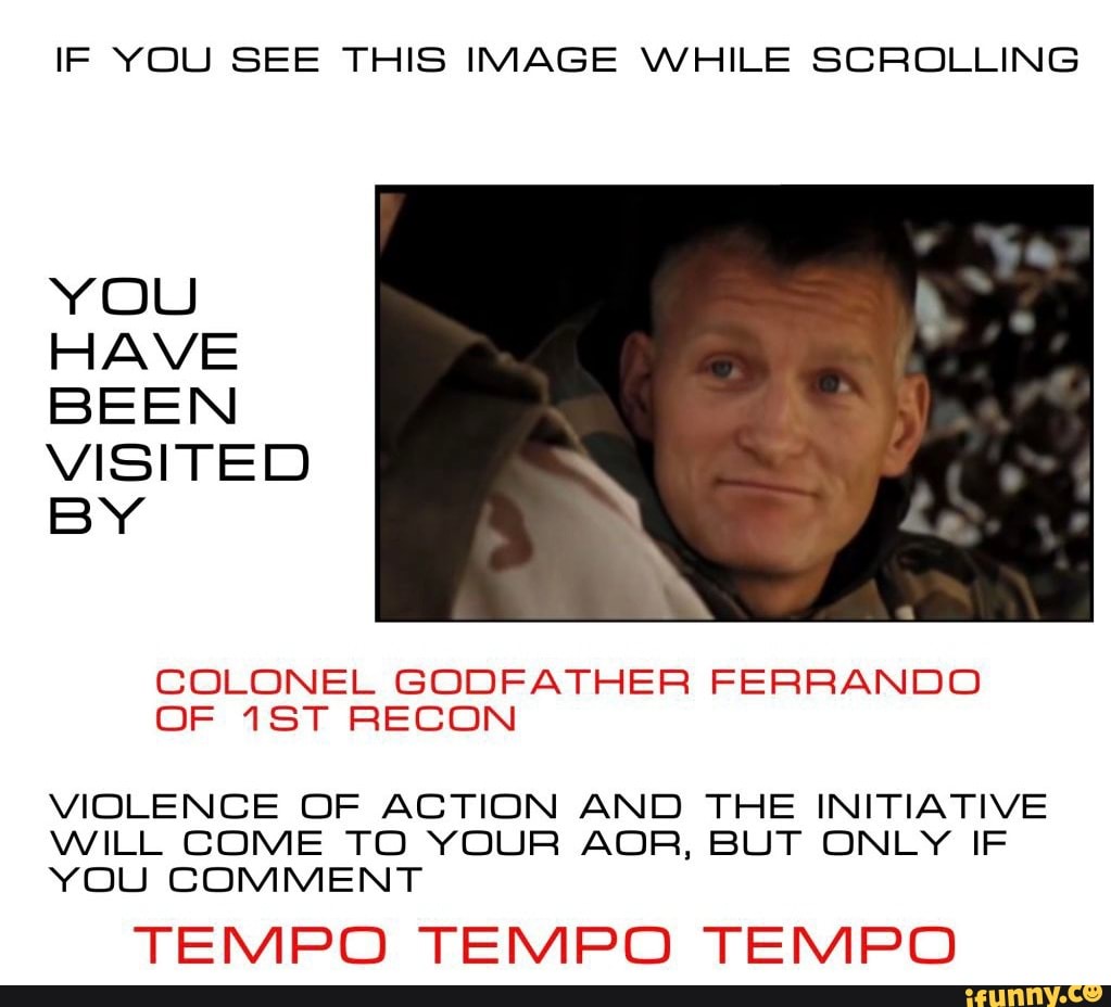 IF YOU SEE THIS IMAGE WHILE SCROLLING YOU HAVE BEEN VISITED BY COLONEL ...