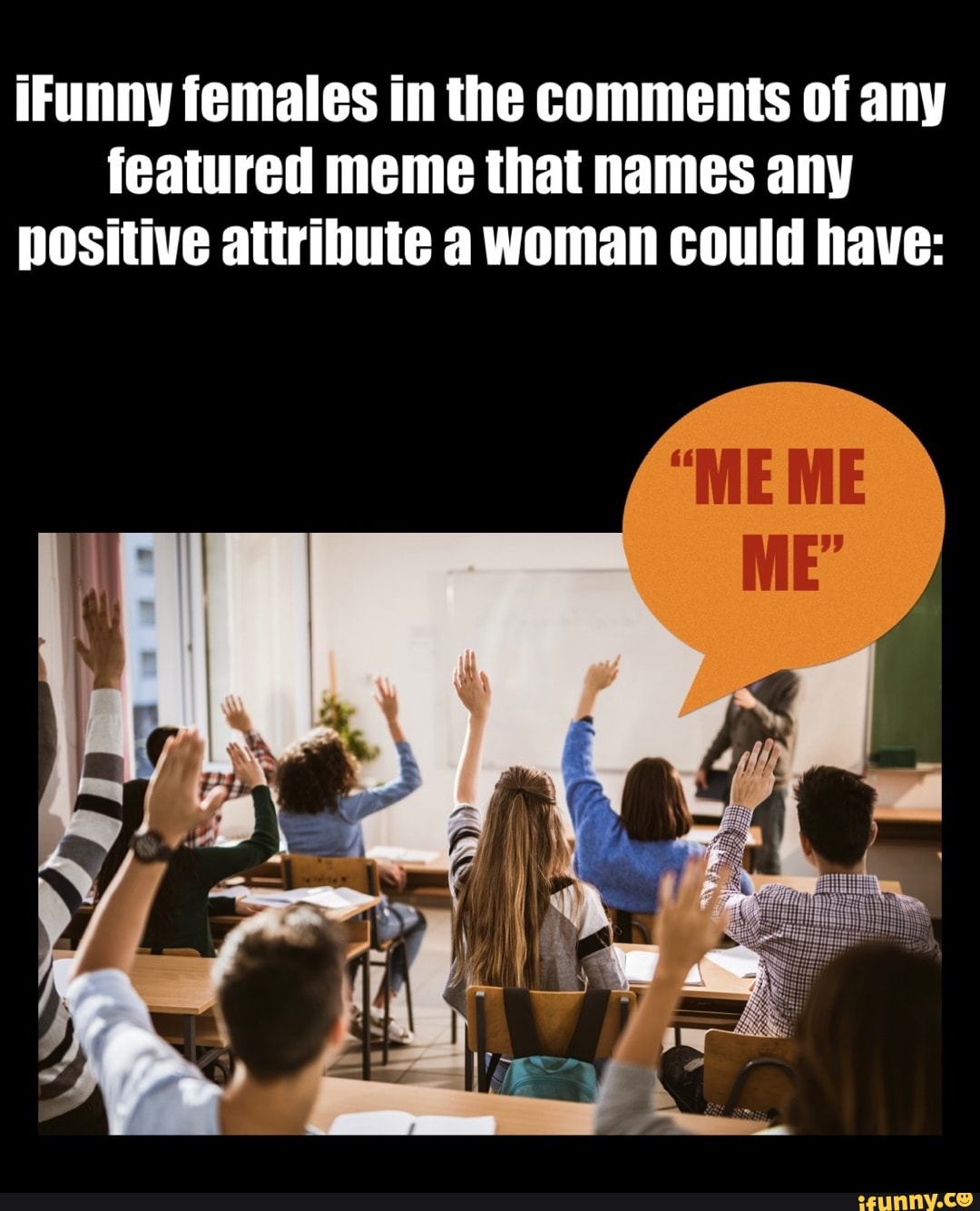 IFunny females in the comments of any featured meme that names any ...