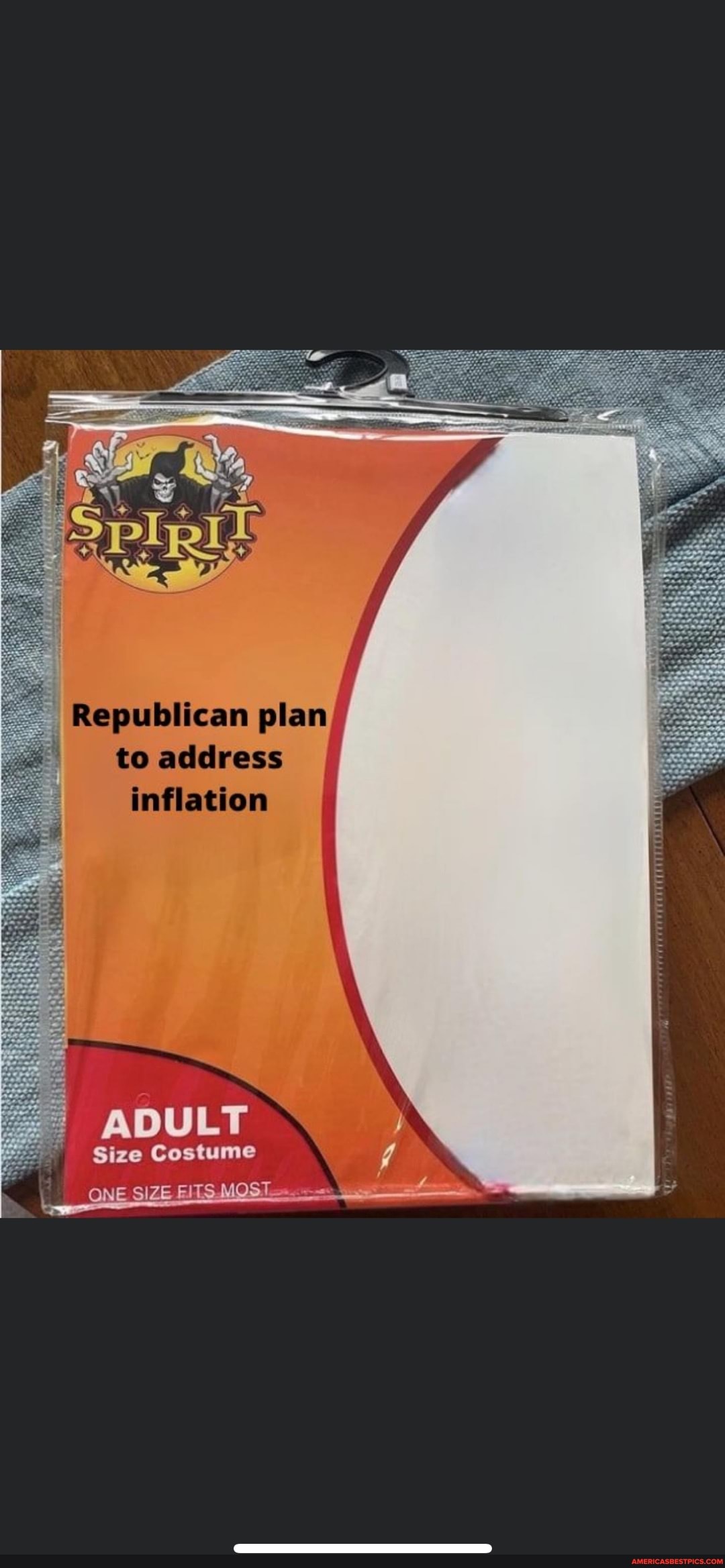 Republican plan to address inflation ADULT Size Costume SIZE On ...