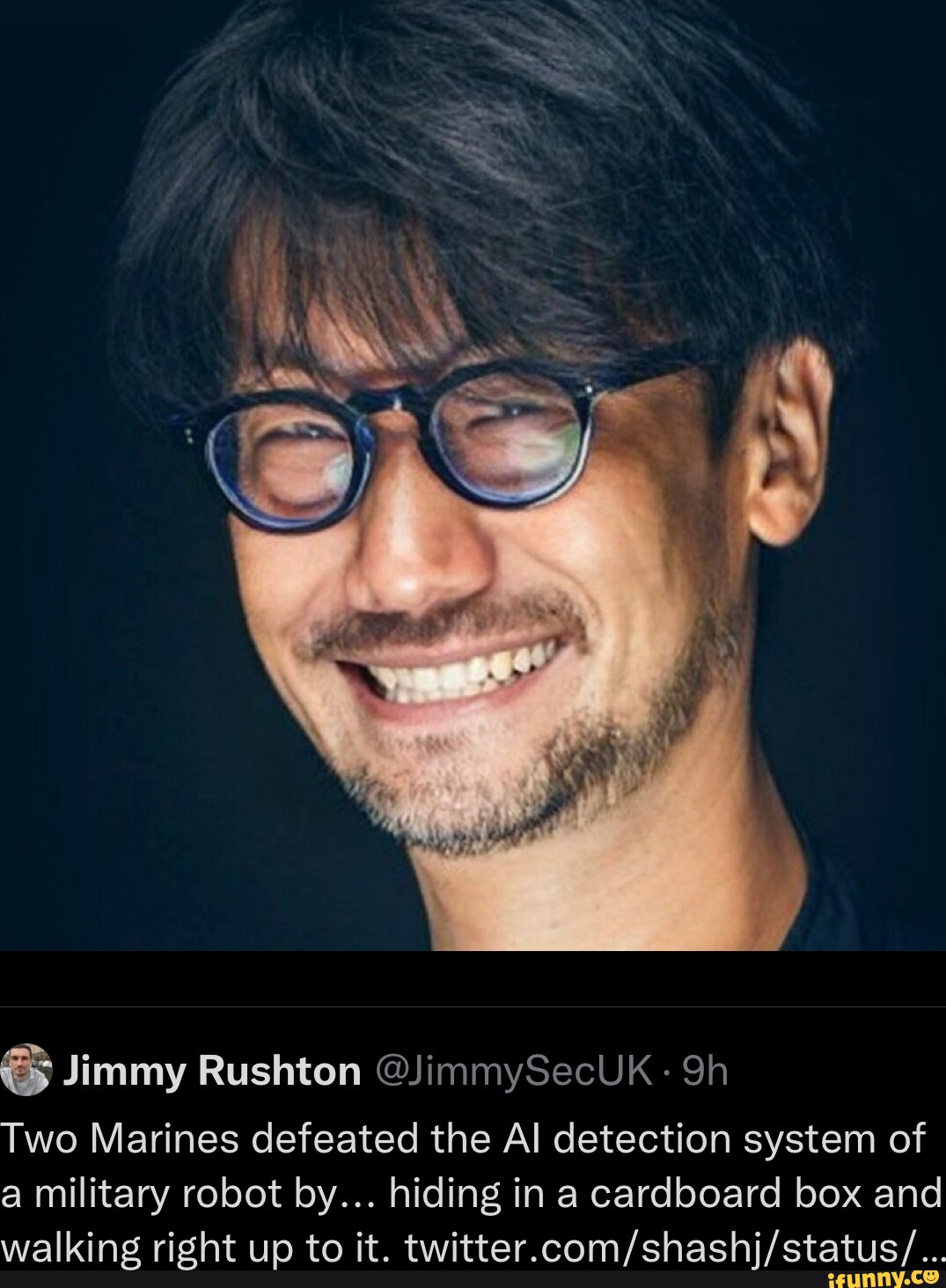 Jimmy Rushton @JimmySecUK Two Marines defeated the Al detection system ...