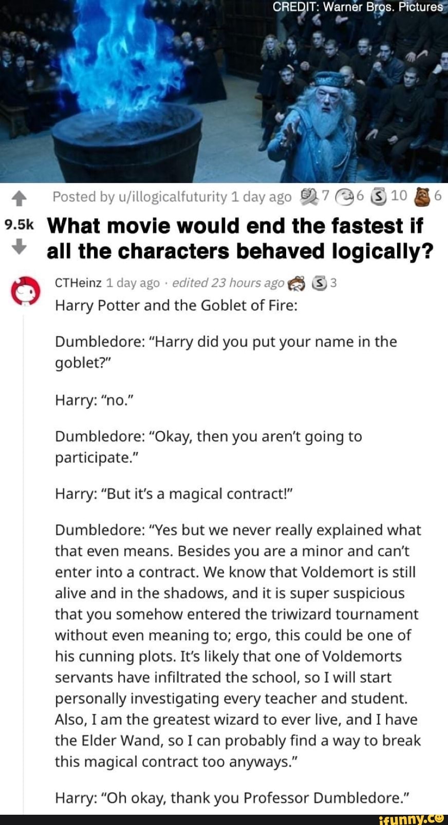 Dumbledore Goblet Of Fire