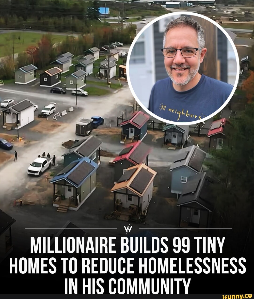 MILLIONAIRE BUILDS 99 TINY HOMES TO REDUCE HOMELESSNESS IN HIS ...
