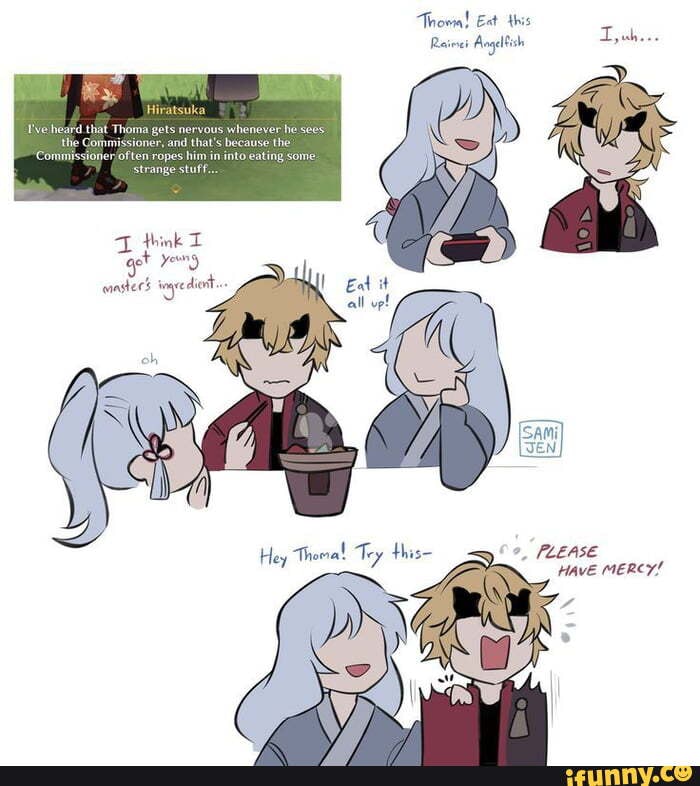 -vous whenever he sees s because the TEN Hey Thoma! Tey this- PLEASE ...