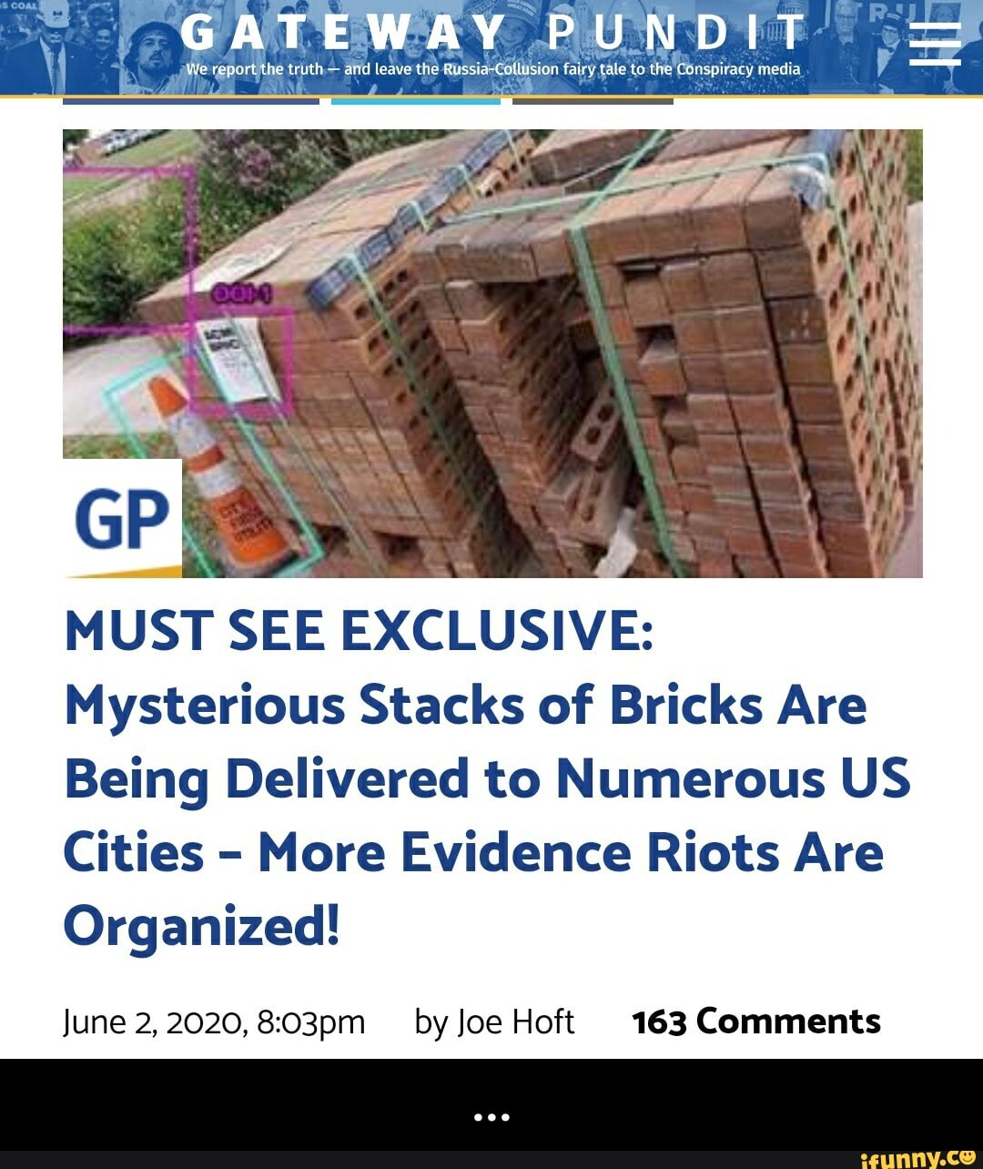 MUST SEE EXCLUSIVE: Mysterious Stacks of Bricks Are Being Delivered to ...