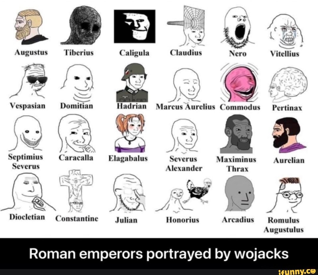 Augustus Tiberius Claudius Nero Vitellius Ne / Vespasian Domitian ...