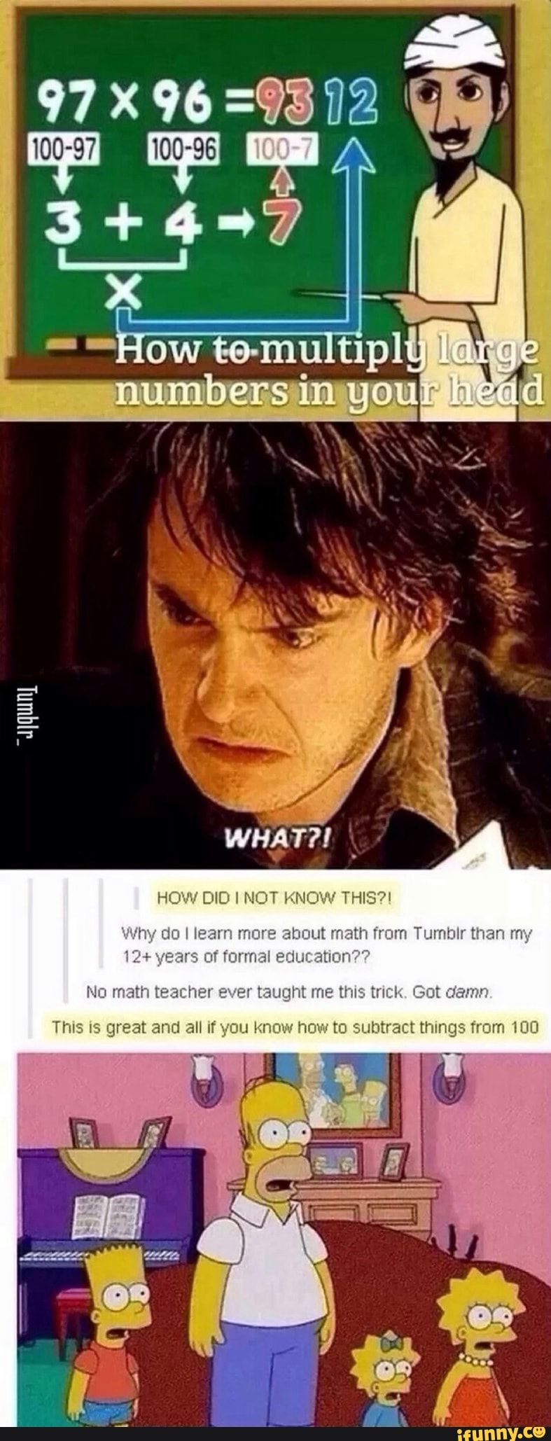 Numbers your I NOT KNOW Why do leam mare about math frem Tumblr than ...