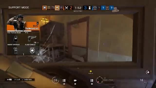 MATCH PowT SUPPORT MODE G52-Tactical Shield 'SMOKE GRENADE FLASH SHIELD ...