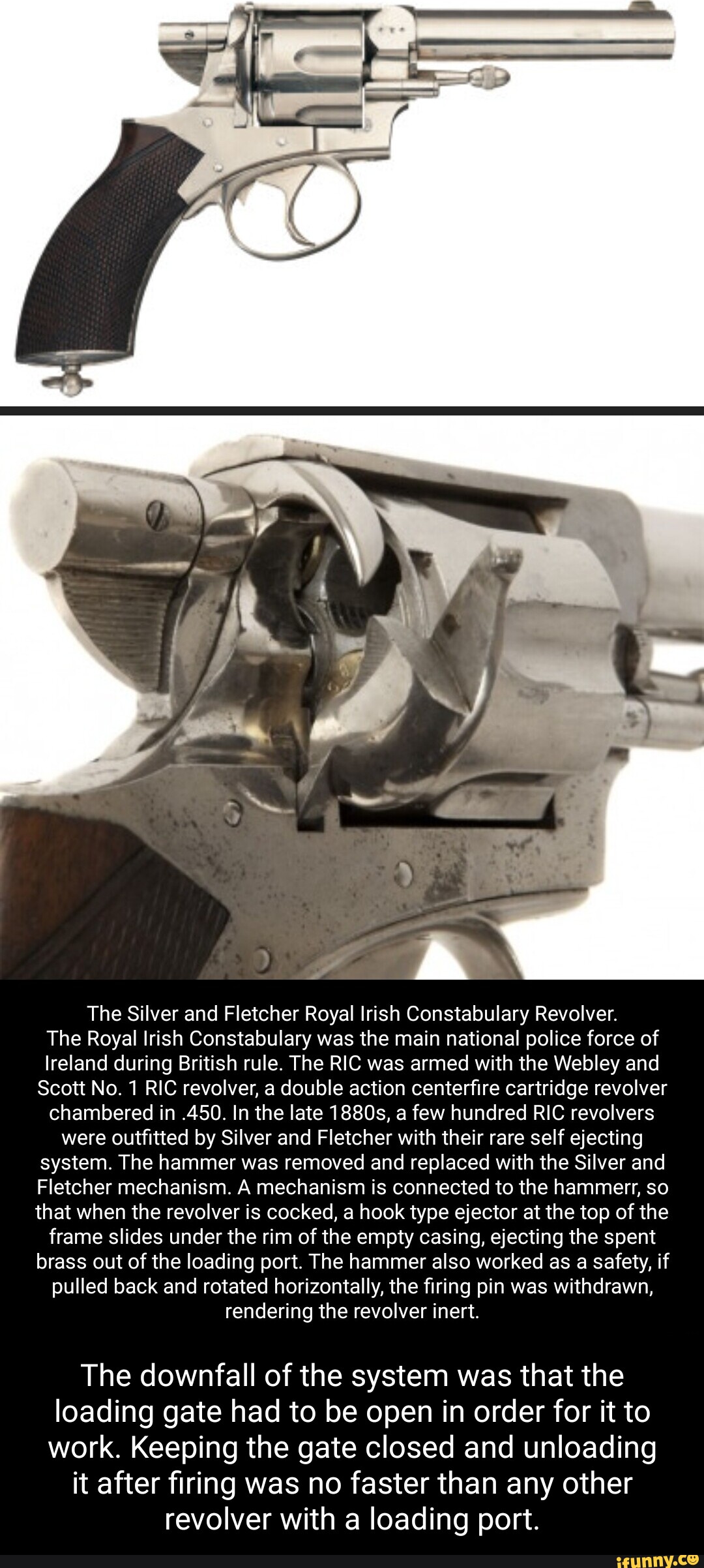 The Silver and Fletcher Royal Irish Constabulary Revolver. The Royal ...
