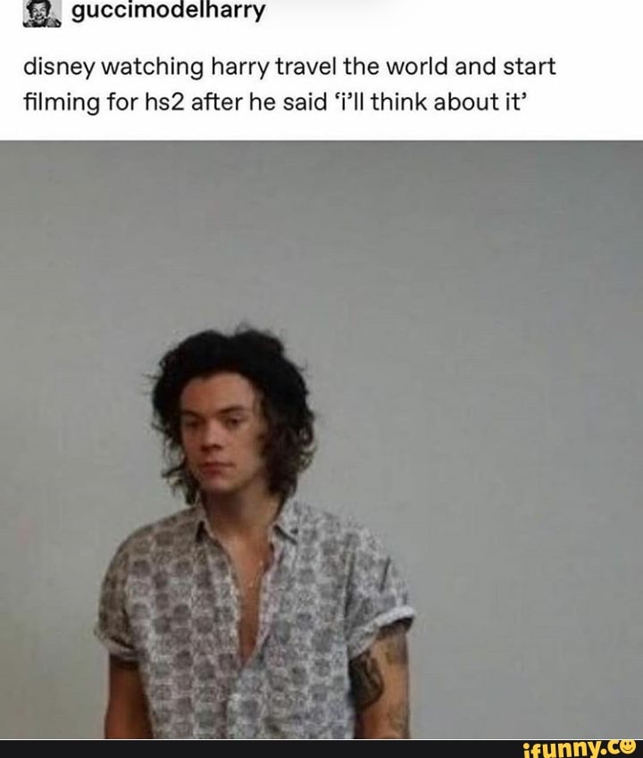 Disney watching harry travel the world and start ﬁlming for hs2 after ...