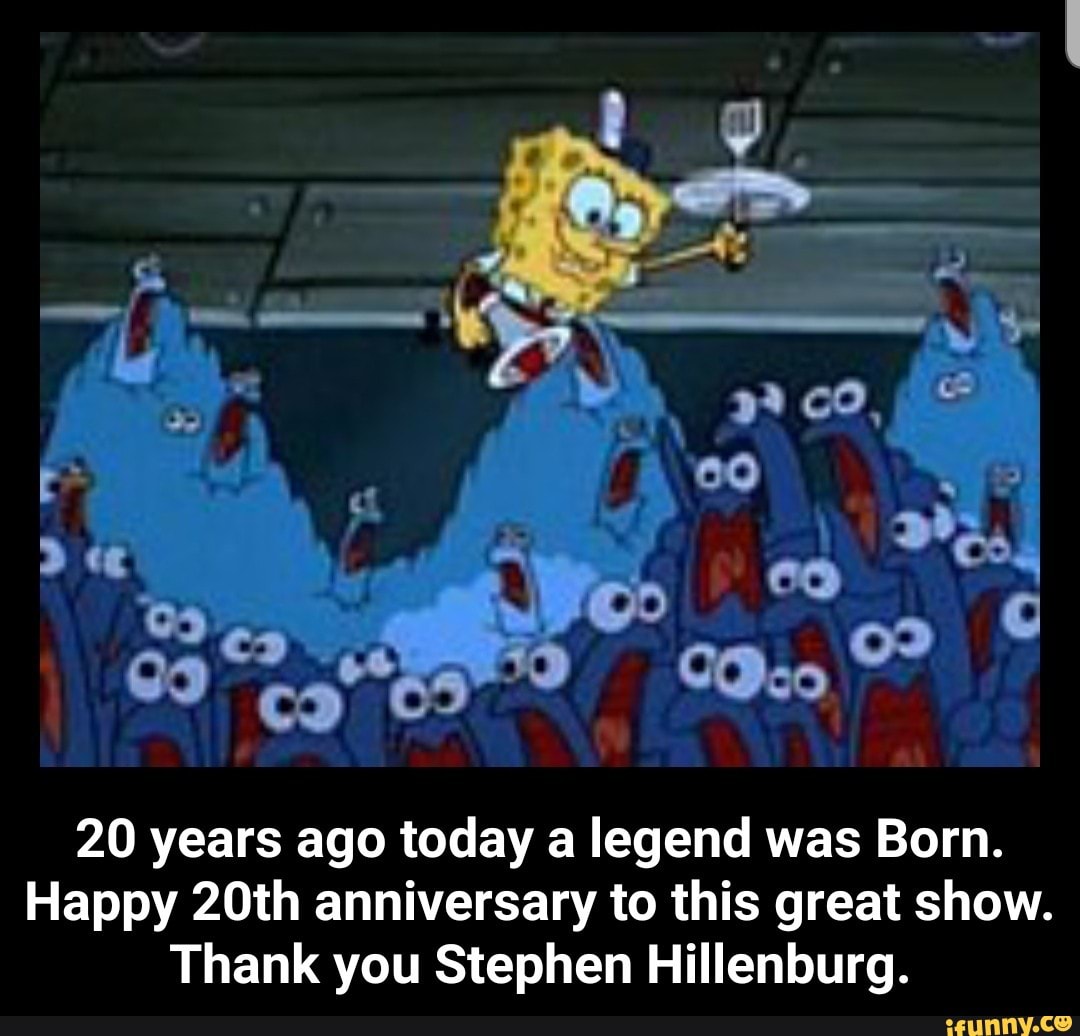 20 years ago today a legend was Born. Happy 20th anniversary to this ...