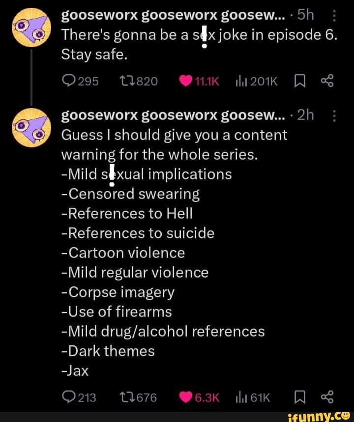 Gooseworx memes. Best Collection of funny Gooseworx pictures on iFunny