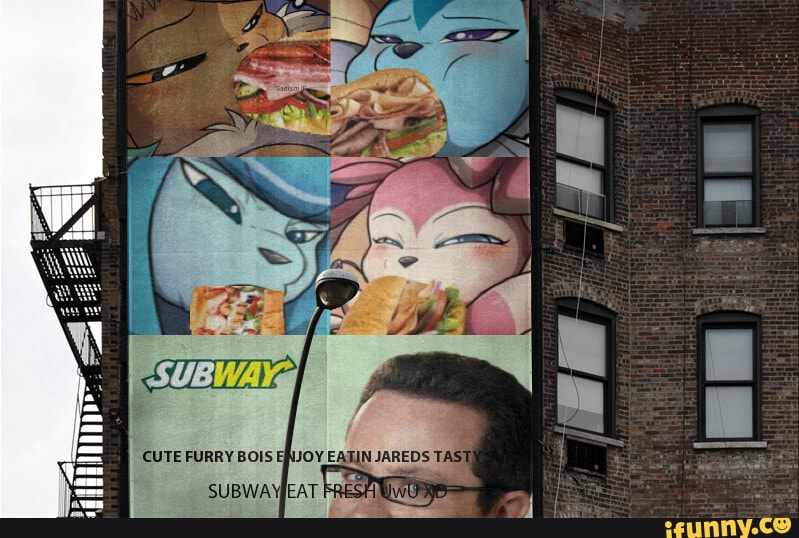 CUTE FURRY BOIS IN A SUBWAY AD WITH JARED UwU XDD XD - CUTE FURRY BOIS ...