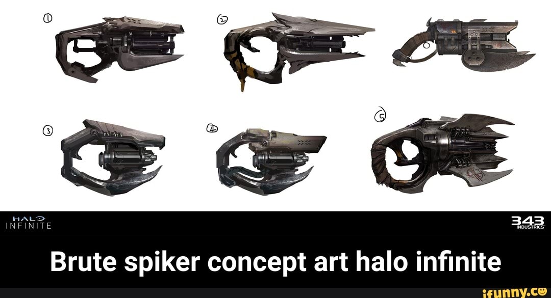 HAL> INFINITE Brute spiker concept art halo infinite - Brute spiker ...