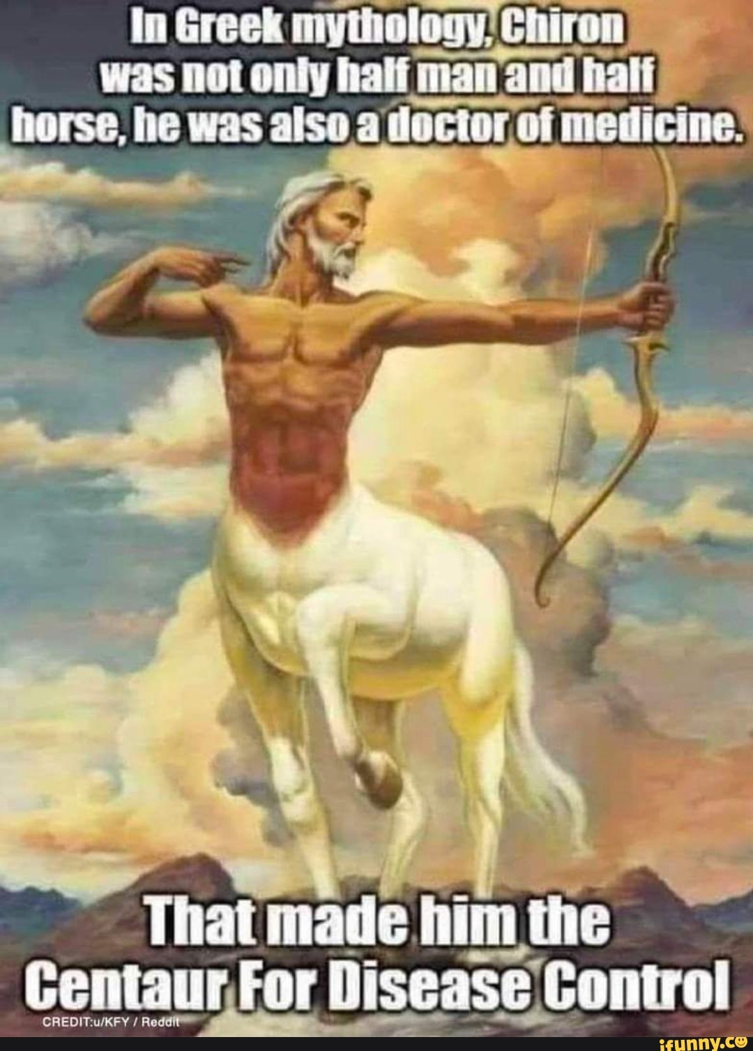 In Greek mythology Chiron was not only half man half horse, he was also ...