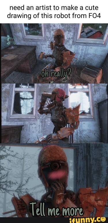 Need an artist to make a cute drawing of this robot from Tell me mone ...