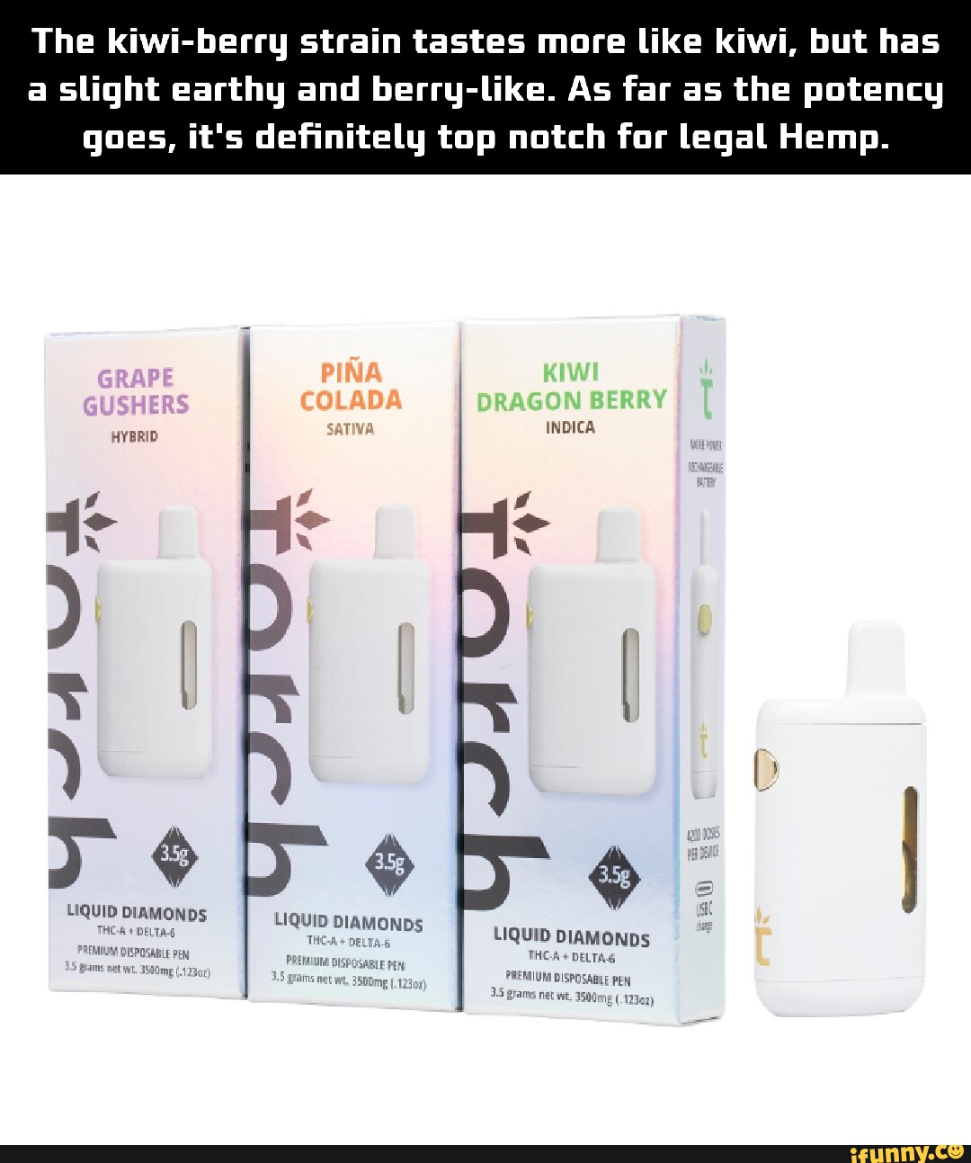 The kiwi-berry strain tastes more like kiwi, but has slight earthy and ...