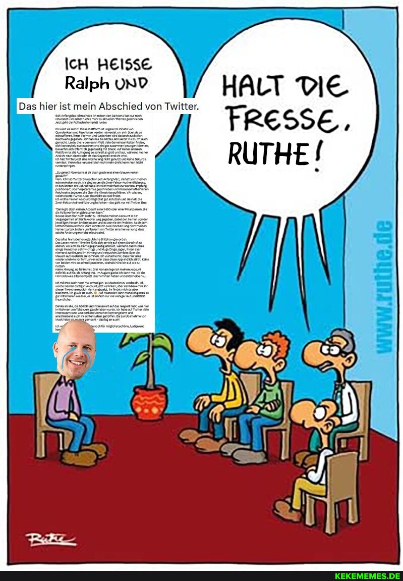 7 \cw neisse Ralph OND HALT DIE FRESSE, RUTHE ! - Keke