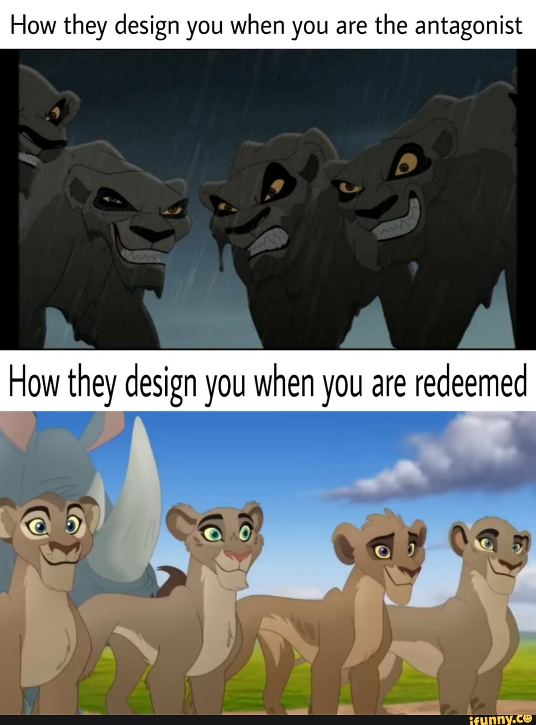 How they design you when you are the antagonist - iFunny