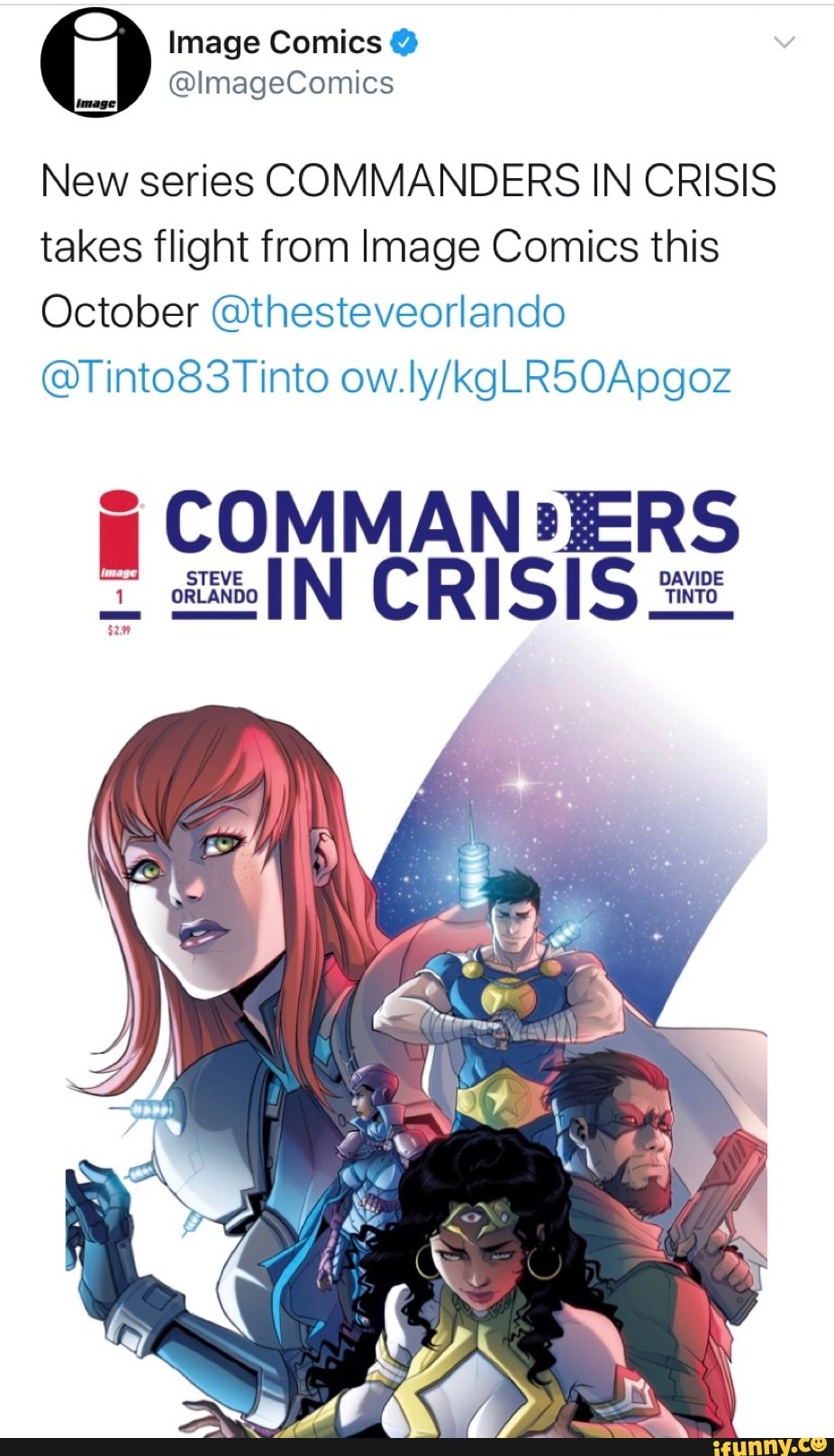 New series COMMANDERS IN CRISIS takes flight from Image Comics this ...