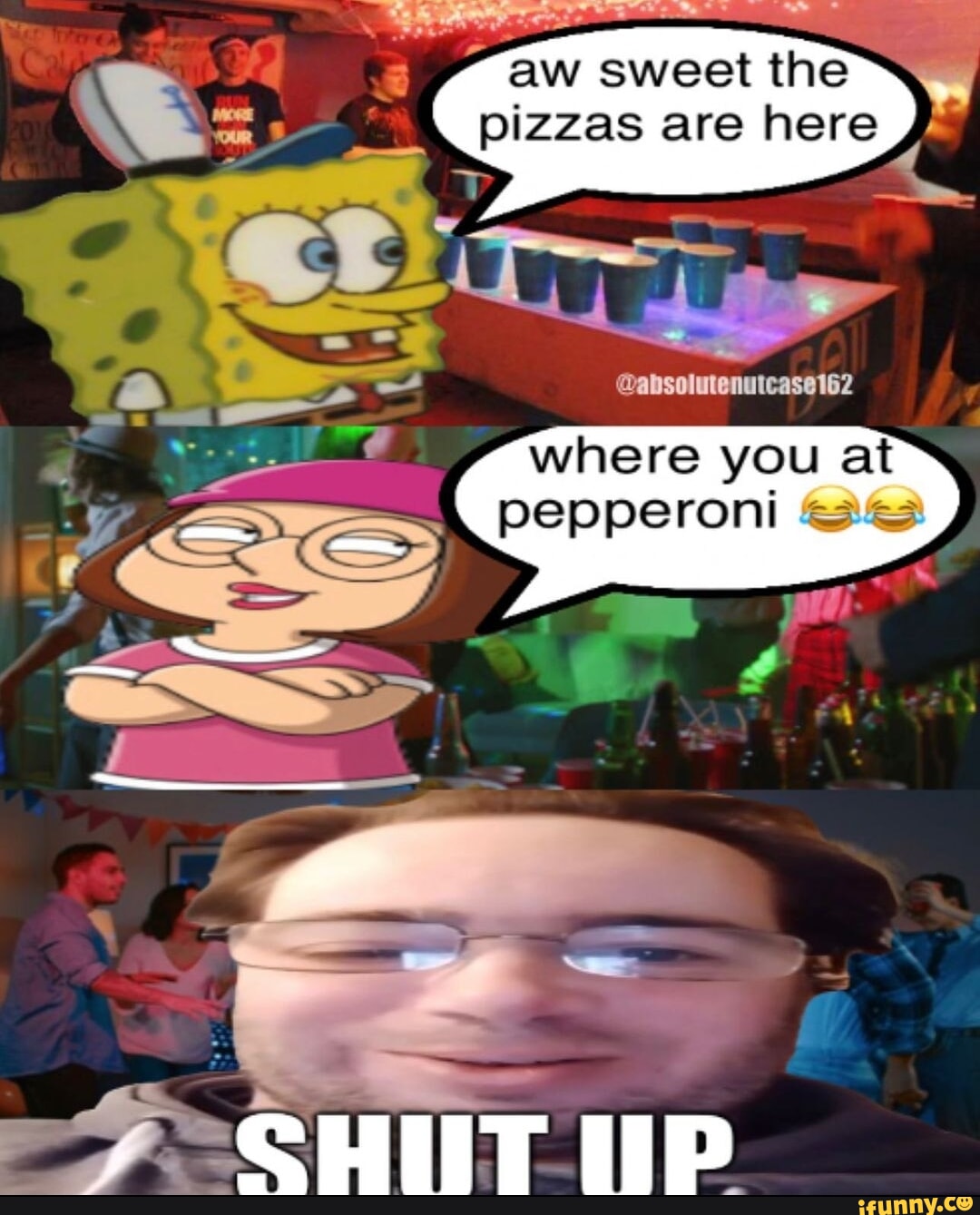 Aw sweet tine pizzas are here where you at pepperoni & - iFunny