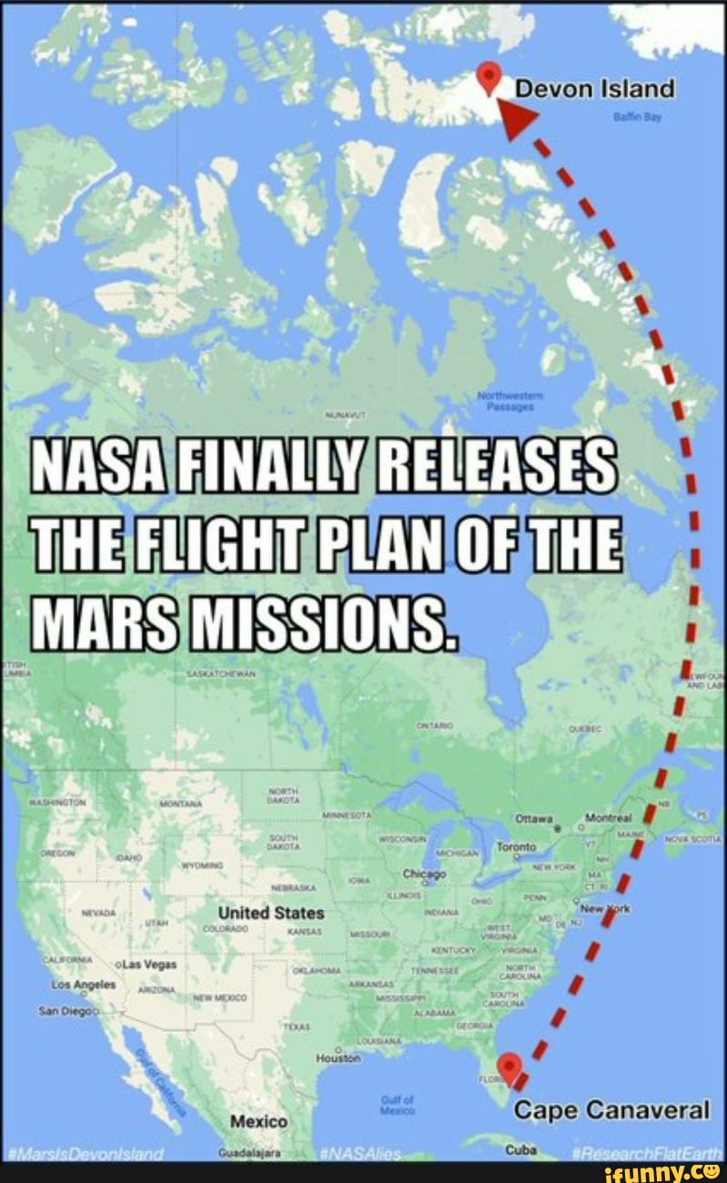 Devon Island NASA FINALLY RELEASES THE FLIGHT PLAN OF THE MARS MISSIONS ...