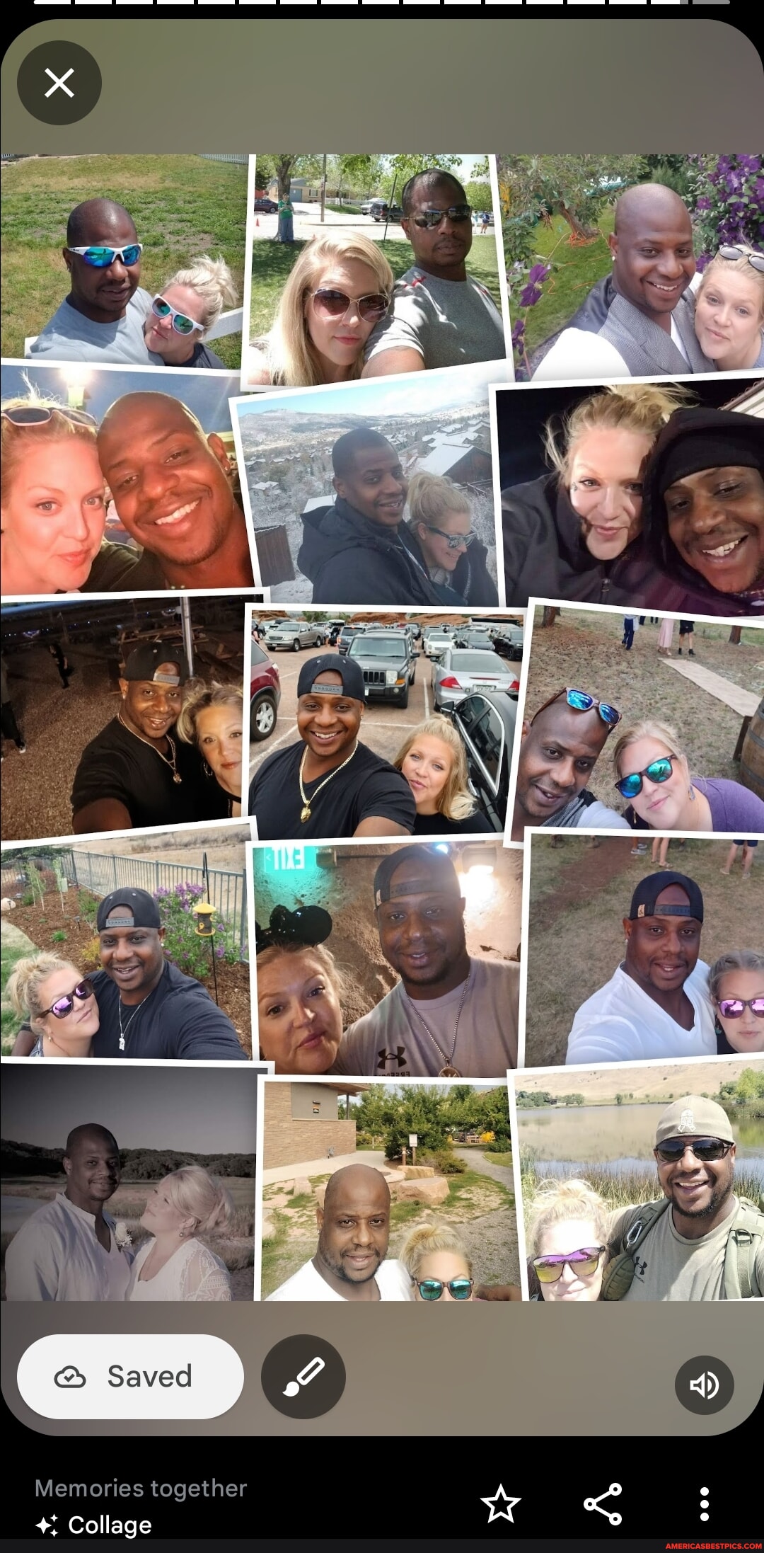 Saved Memories together Collage - America’s best pics and videos