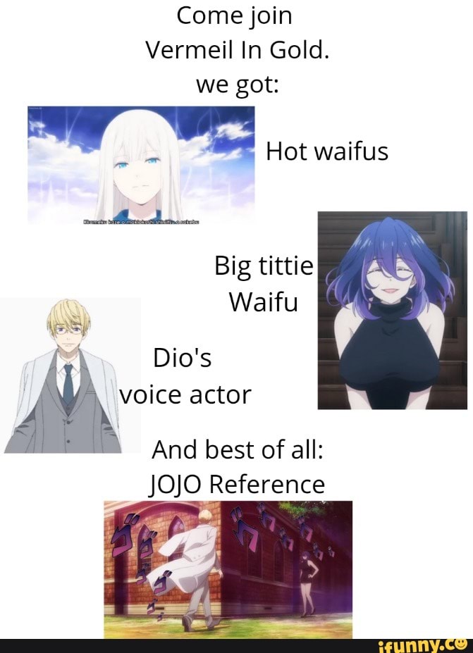Come join Vermeil In Gold. we got: NS Hot waifus Big tittie Waifu Dio's ...