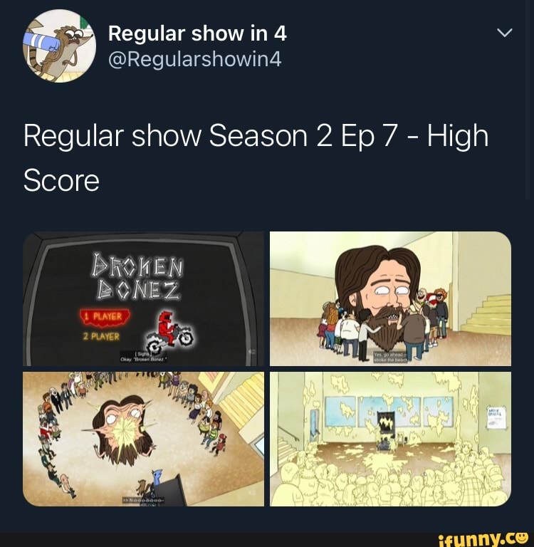 Regular show in 4 @Regularshowin4d SS Regular show Season 2 Ep 7 - High ...