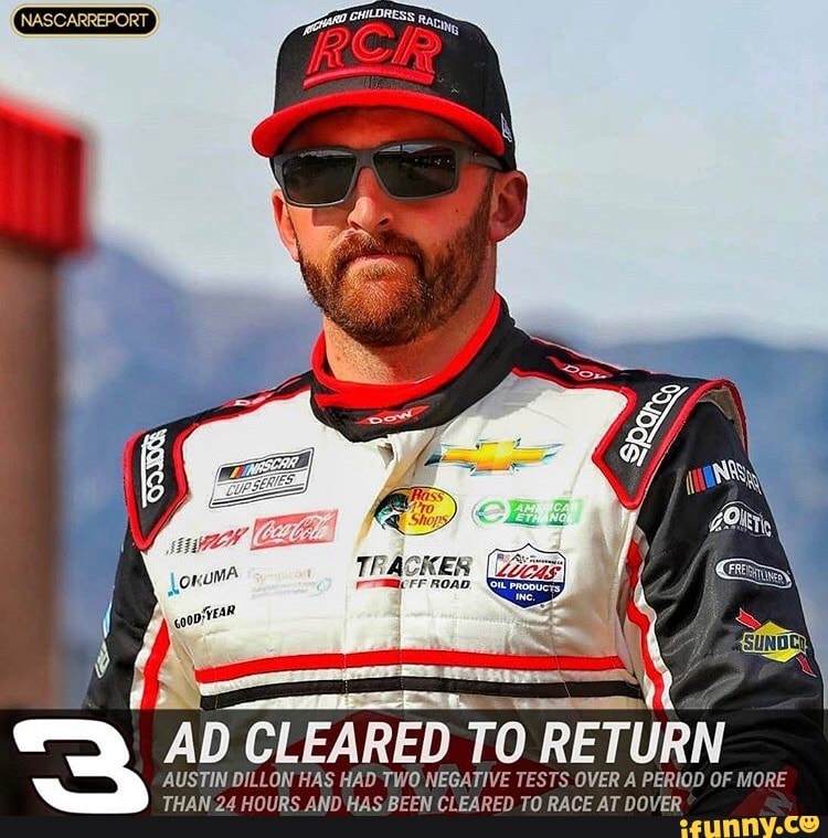 NASCARREPORT TRACKER AD CLEARED TO RE TURN AUSTIN DILLON HAS HAD TWO ...