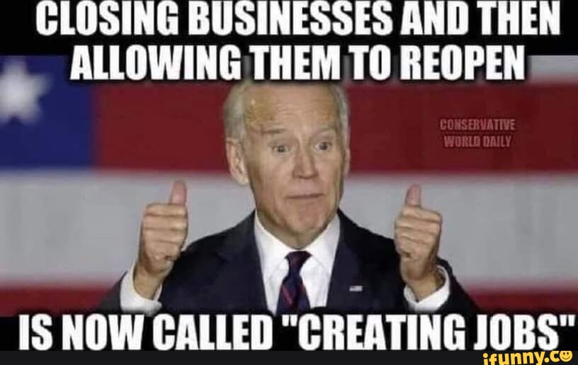 CLOSING BUSINESSES AND THEN ALLOWING THEM TO REOPEN IS NOW CALLED ...