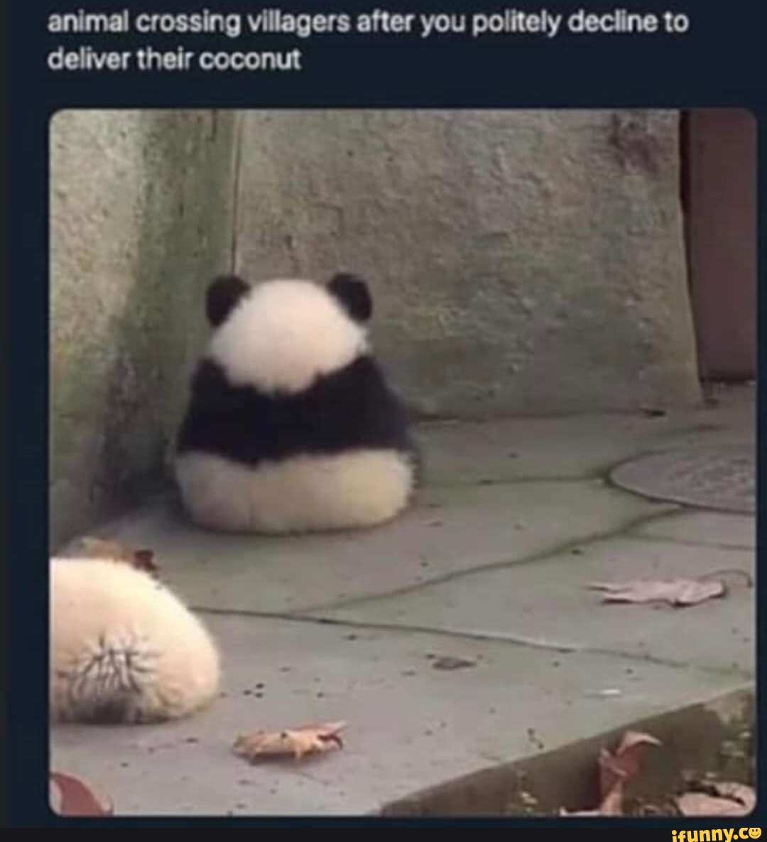 Animal crossing villagers after you politely decline to deliver their ...