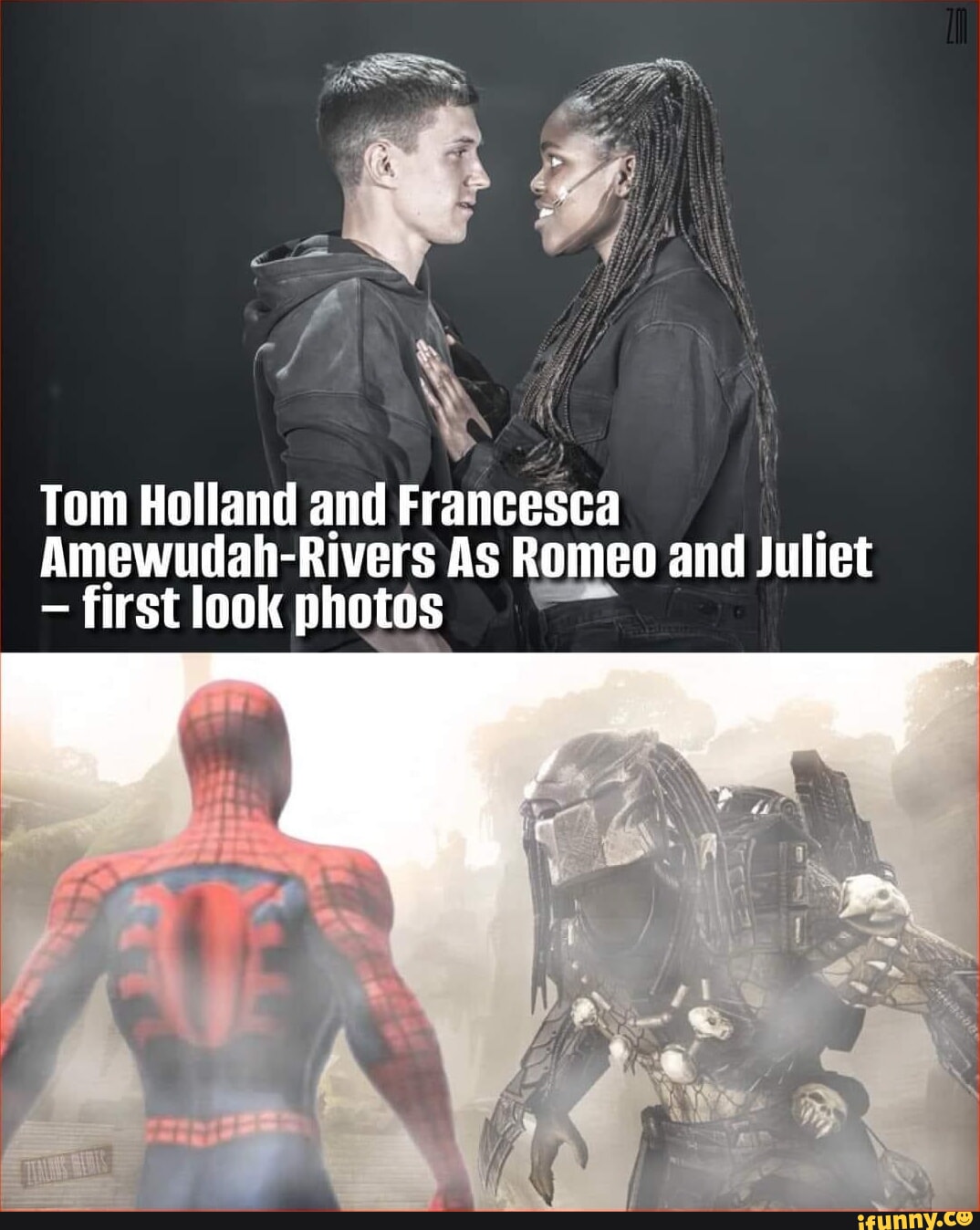 Tom Holland and Francesca Amewudah-Rivers As Romeo and Juliet - first ...