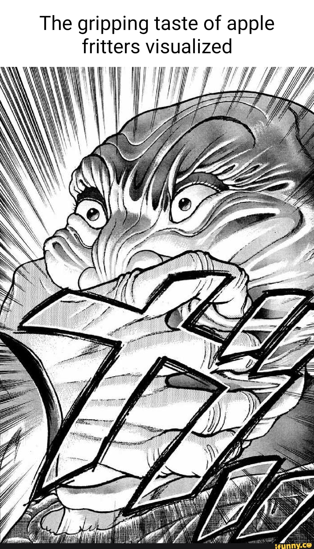 The gripping taste of apple fritters visualized - iFunny