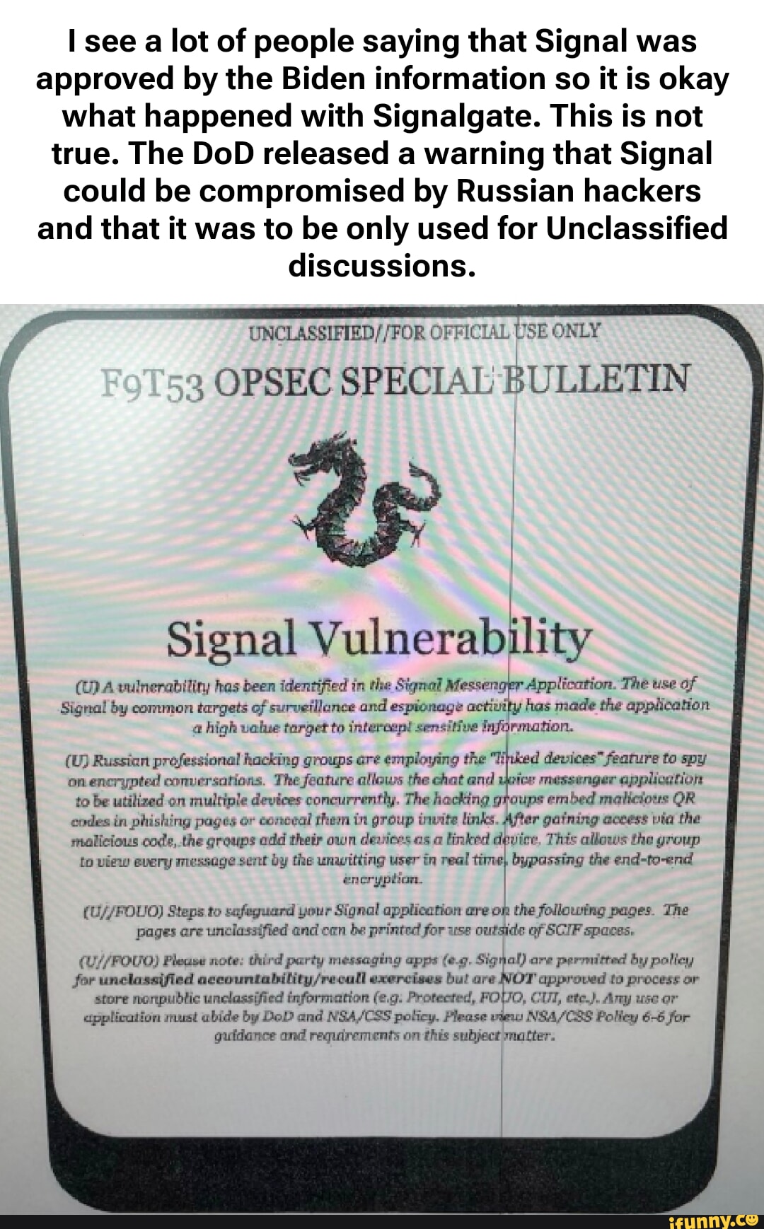 Opsec memes. Best Collection of funny Opsec pictures on iFunny