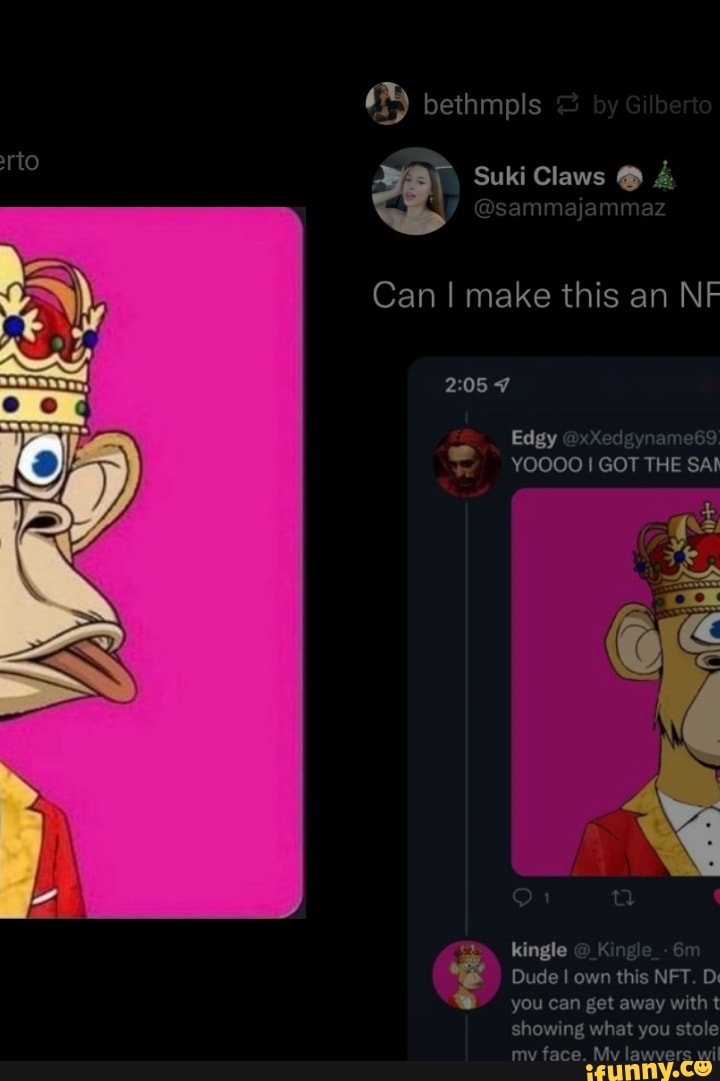 Bethmpls to Suki Claws @ & @sammajammaz Can I make this an NF Edgy ...