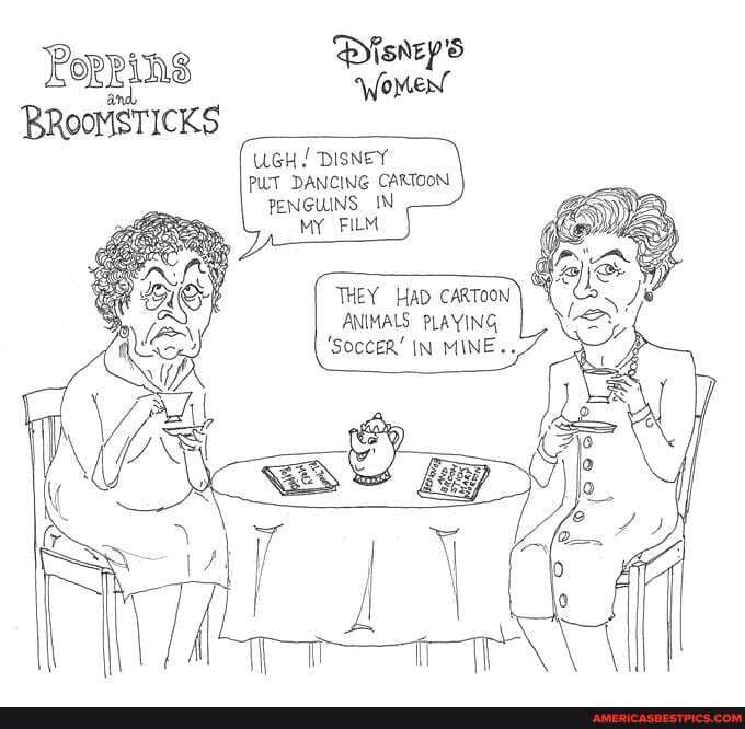 Poppins BROOMSTICKS UGH! DISNEY PUT DANCING CARTOON PENGUINS IN MY FILM ...