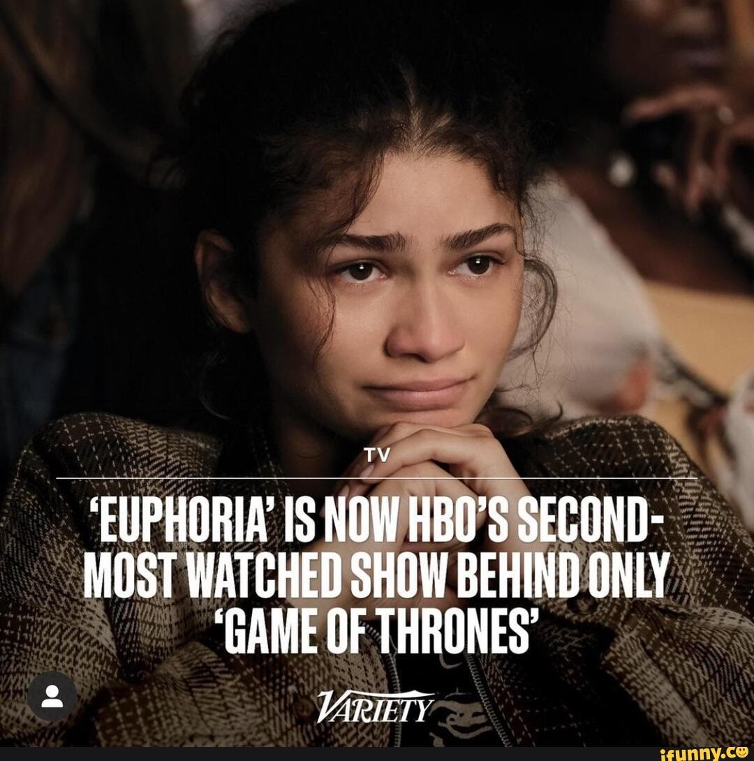 EUPHORIA' IS NOW HBO'S SECOND- MOST WATCHED SHOW BEHIND ONLY GAME OF ...