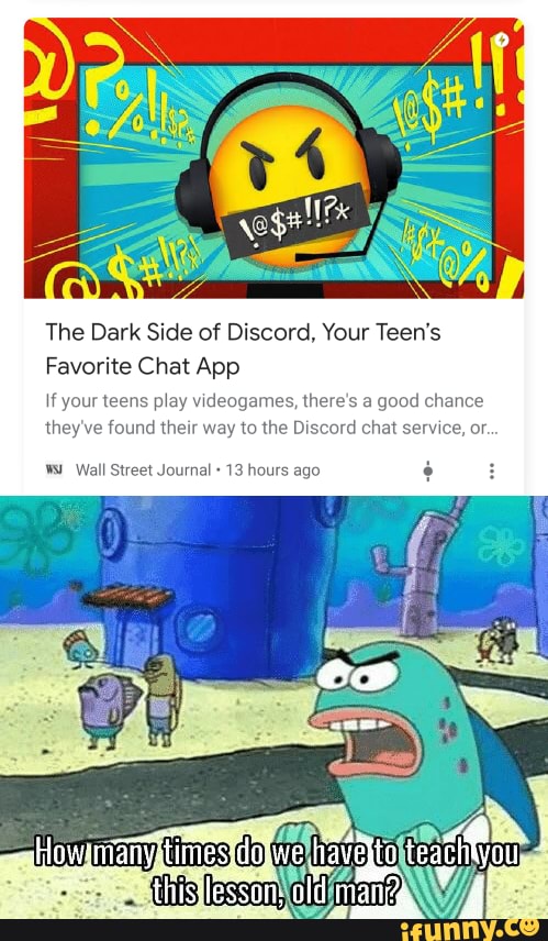 The Dark Side of Discord, Your Teen's Favorite Chat App - iFunny
