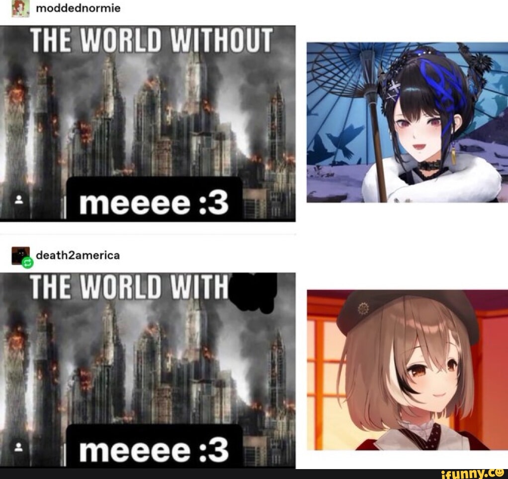 THE WORLD I meeee :3 deathZameriea THE WORLD meeee - iFunny