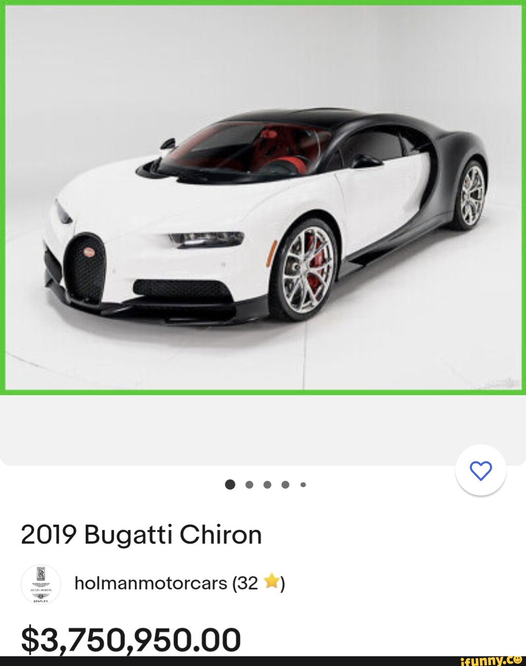 2019 Bugatti Chiron - iFunny