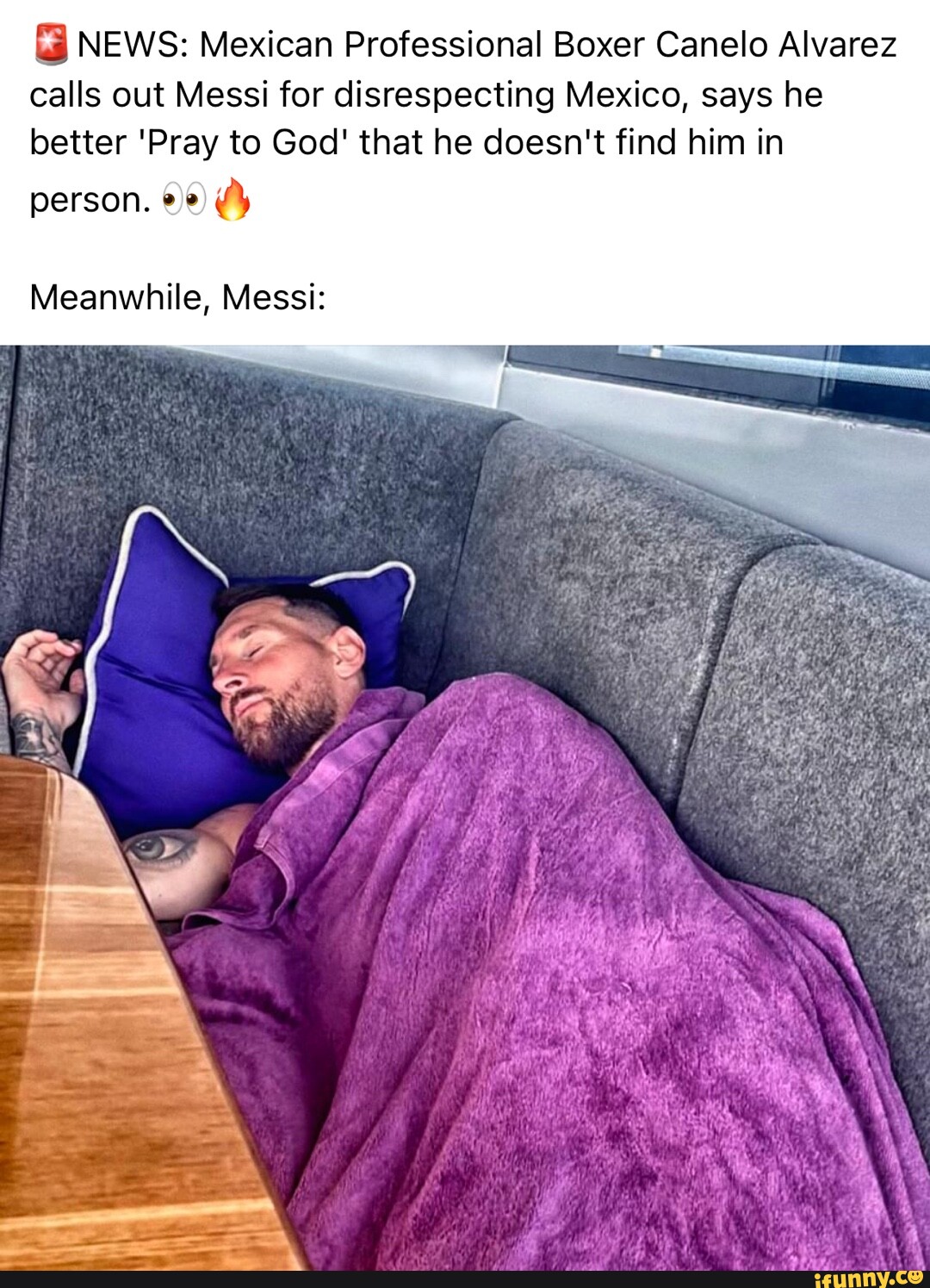 NEWS: Mexican Professional Boxer Canelo Alvarez calls out Messi for ...