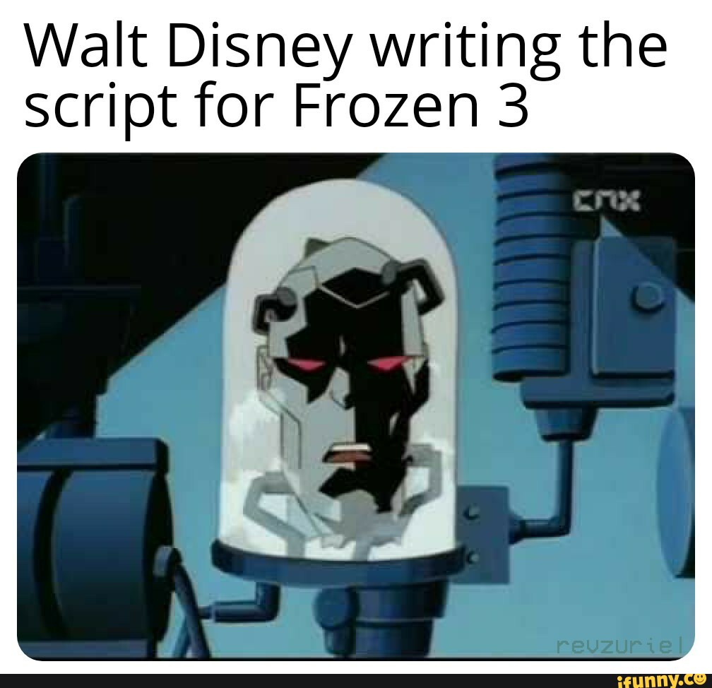 Frozen Walt Disney Script