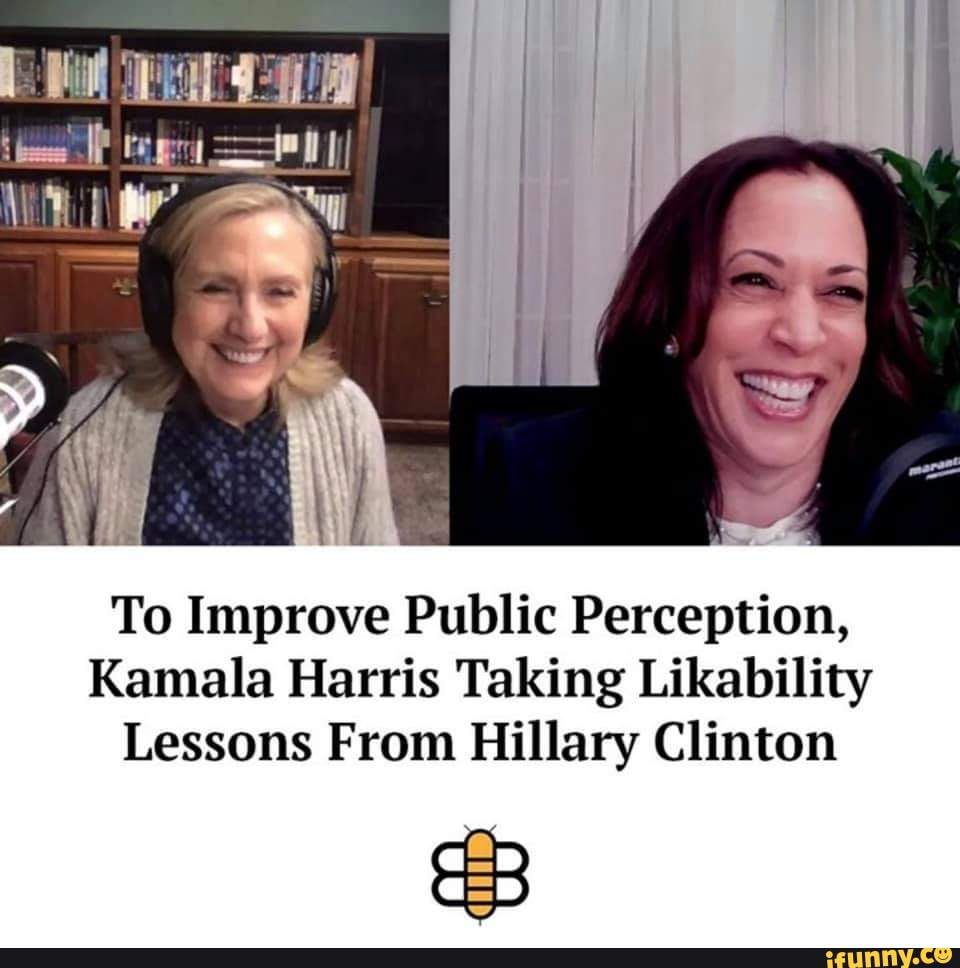 To Improve Public Perception, Kamala Harris Taking Likability Lessons ...