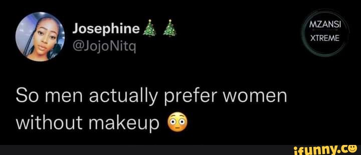 Josephine So men actually prefer women without makeup @ MZANSI XTREME ...