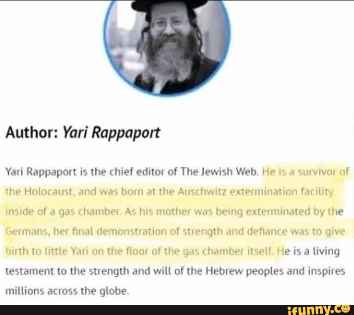 Author: Yari Rappaport lo lhe suenqlh and Will of lhe Hebrew peoples ...