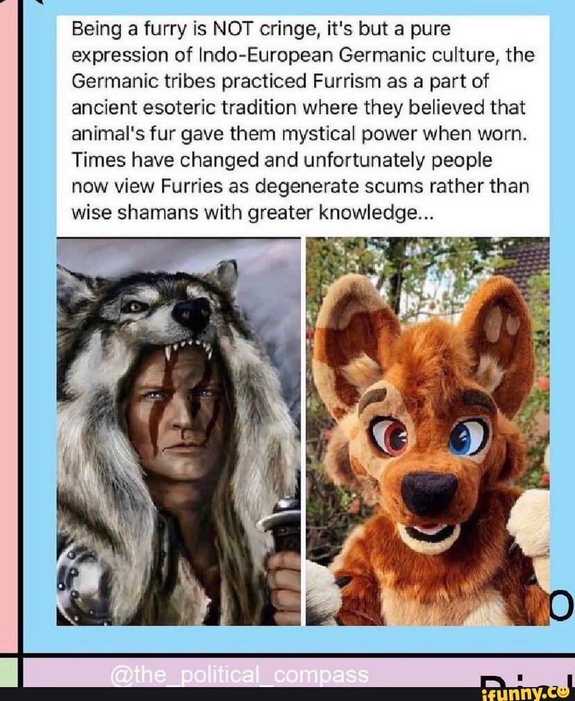 Being a furry is NOT cringe, it's but a pure expression of Indo ...