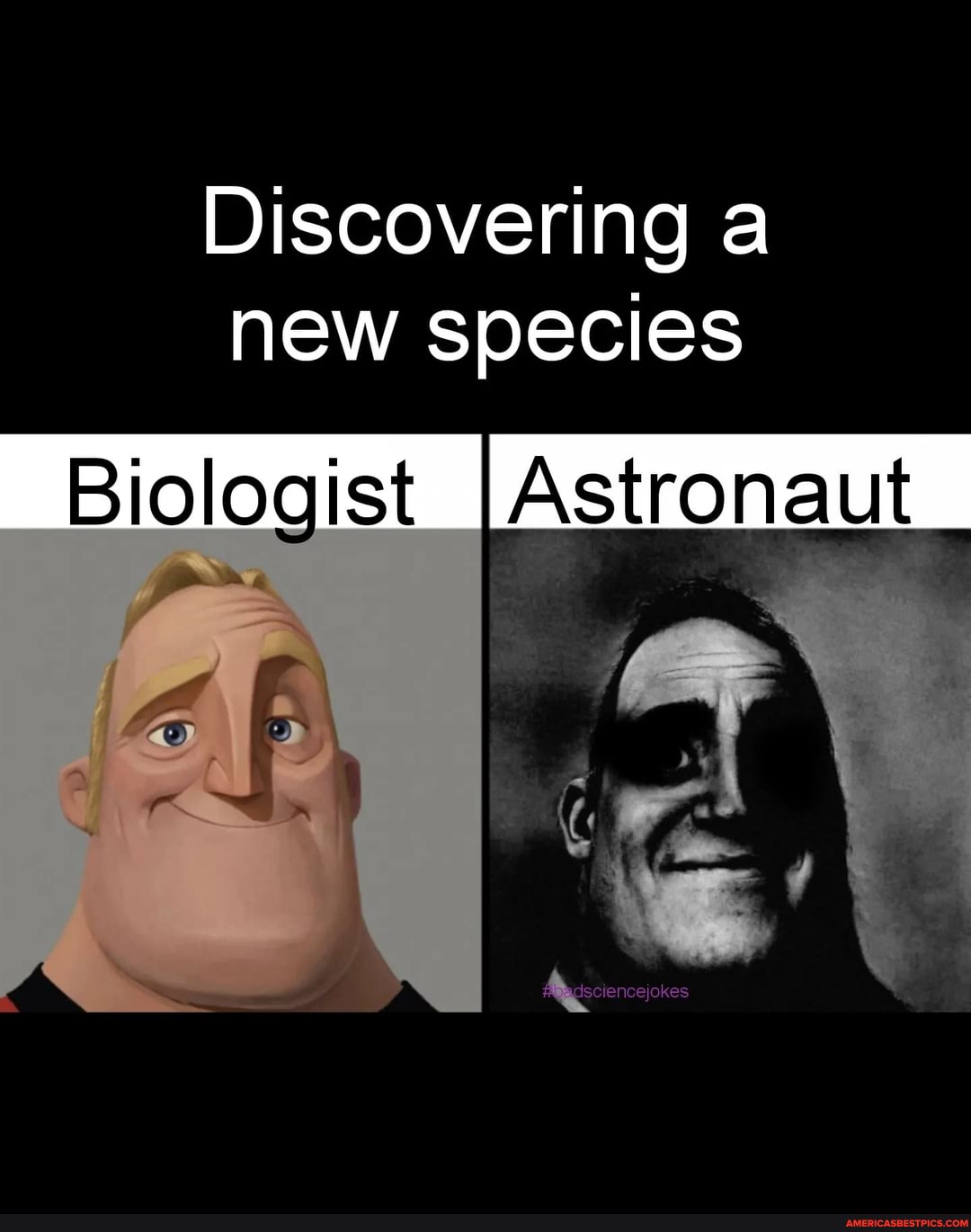These memes were made with piZap.com! 😍 - Discovering a new species st ...